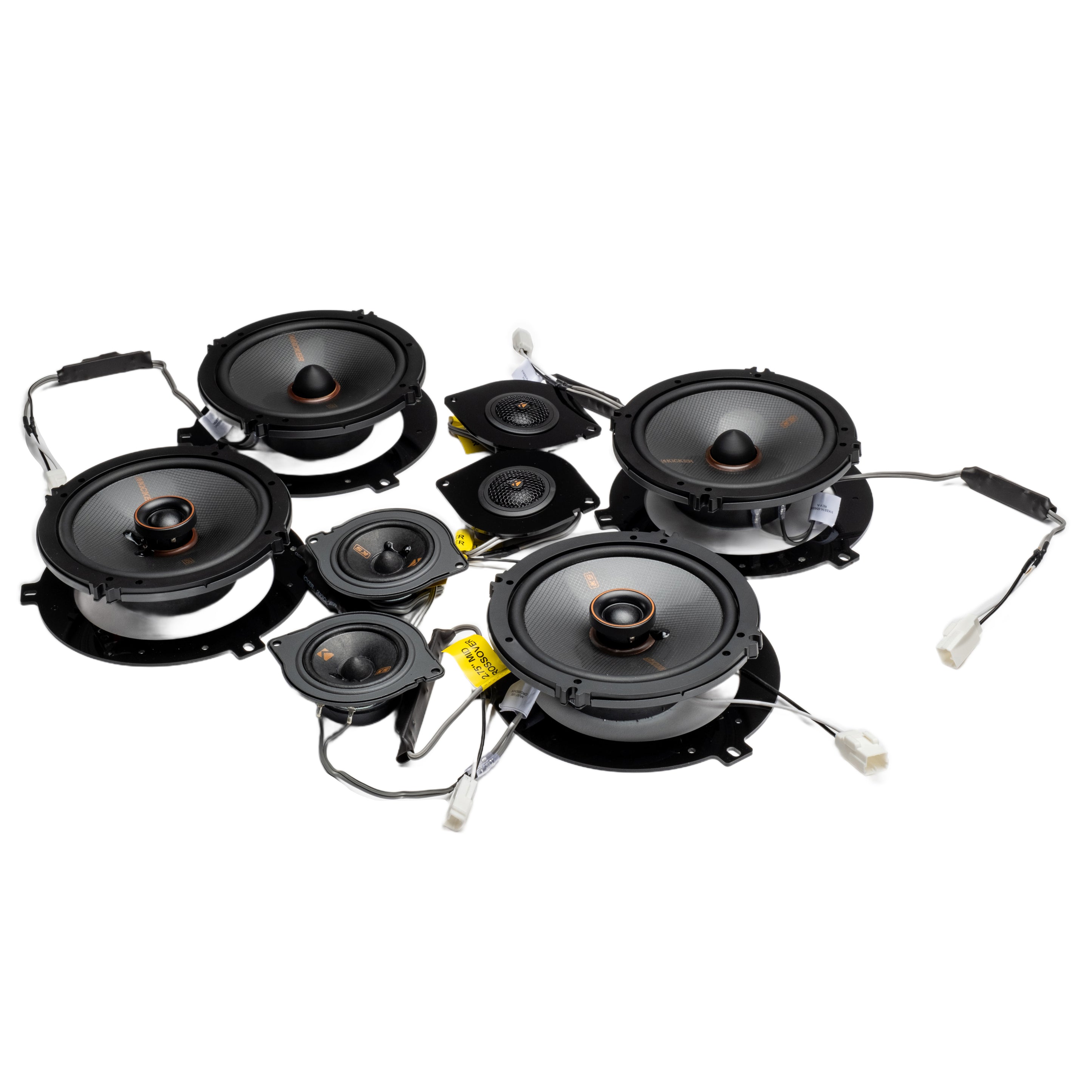 Kicker Plug & Play 8 Speaker Bundle | '15 - '18 JK Wrangler – Bantam ...