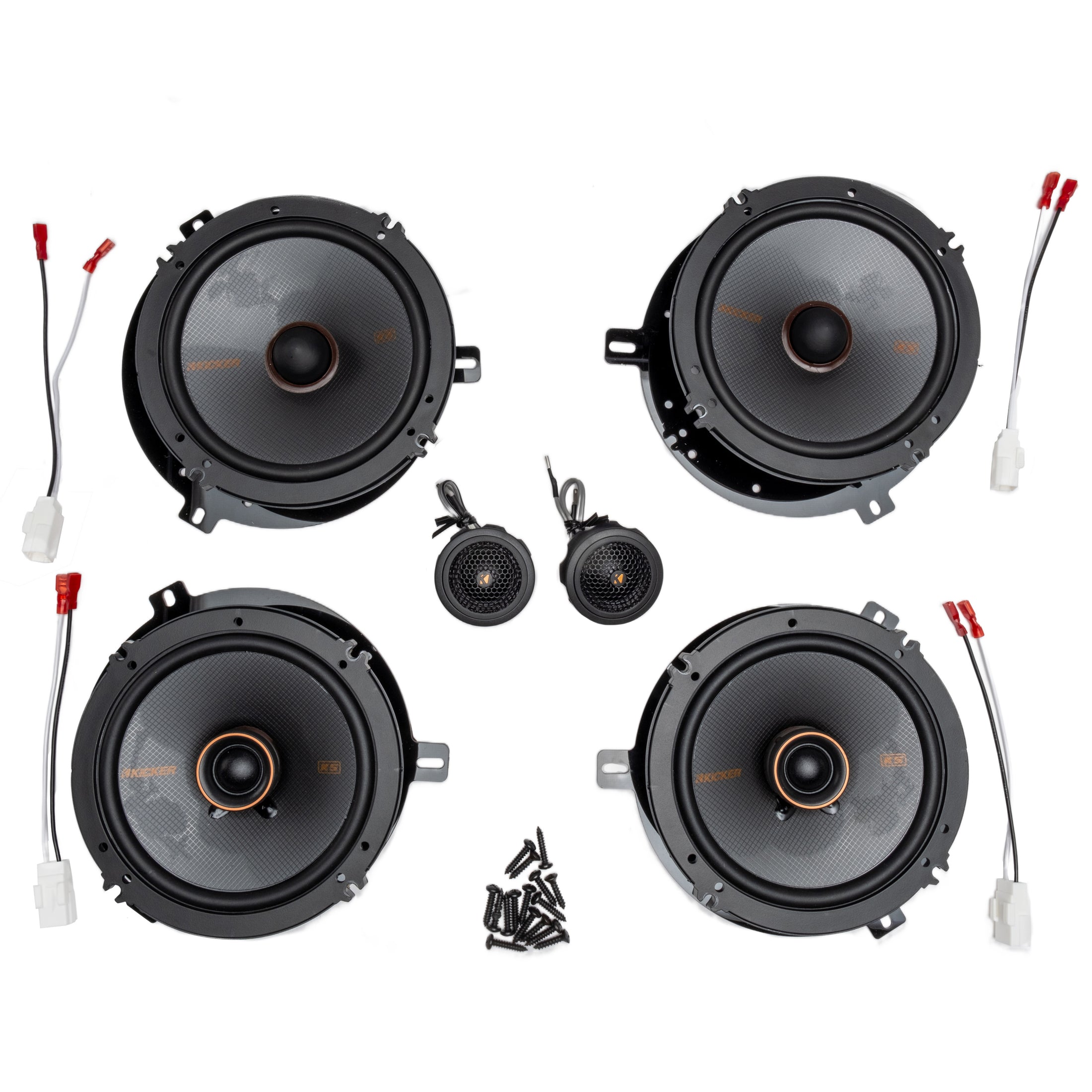 Kicker Plug & Play 6 Speaker Bundle | '07 - '14 JK Wrangler – Bantam ...
